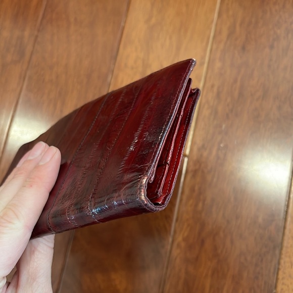 Bags | Vintage Eel Skin Wallet | Poshmark